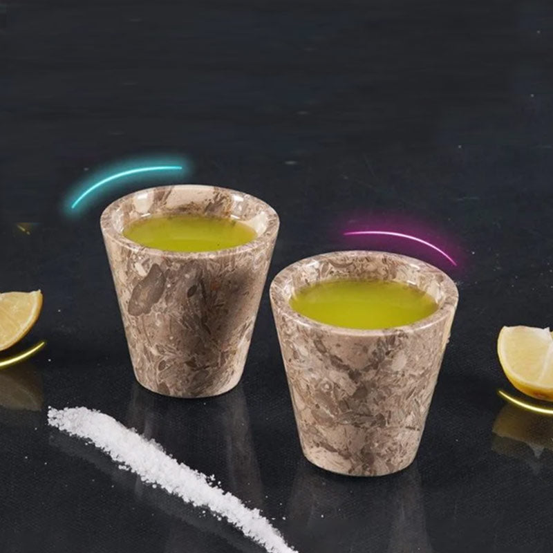 Marble Tequila Shot Glasses – Marbliss Homewares